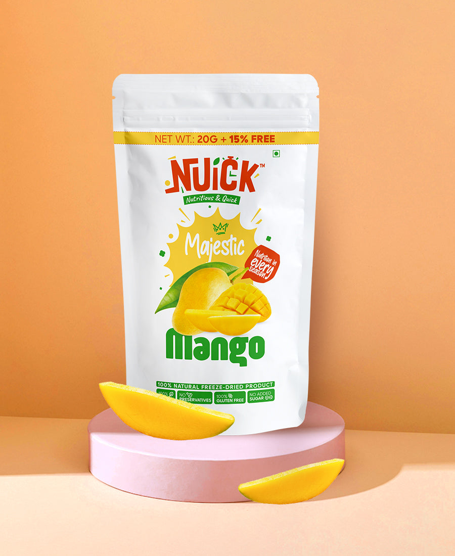 Buy Freeze dried Mango Chunks Online – Nuick Foods